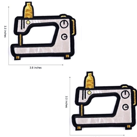 Other | New Sewing Machine Figure Patches 2 Badges | Poshmark